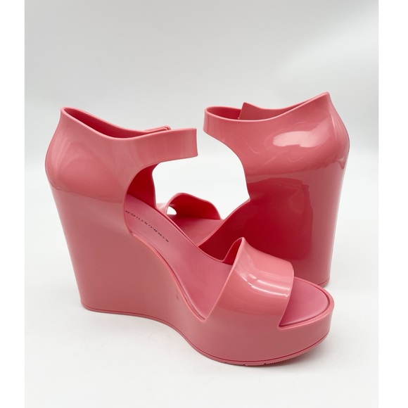 Melissa | Shoes | Melissa Womens Mar Platform Wedge Sandals In Pink Us ...